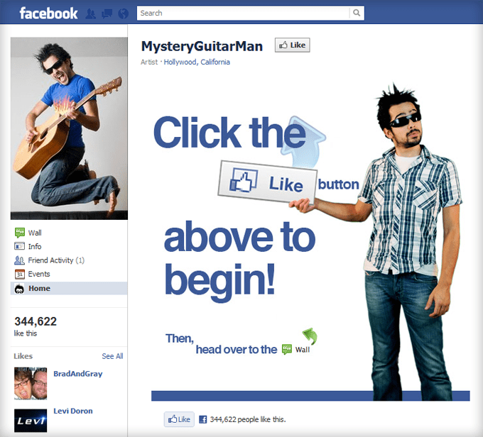20 Best Designed Facebook Fan Pages